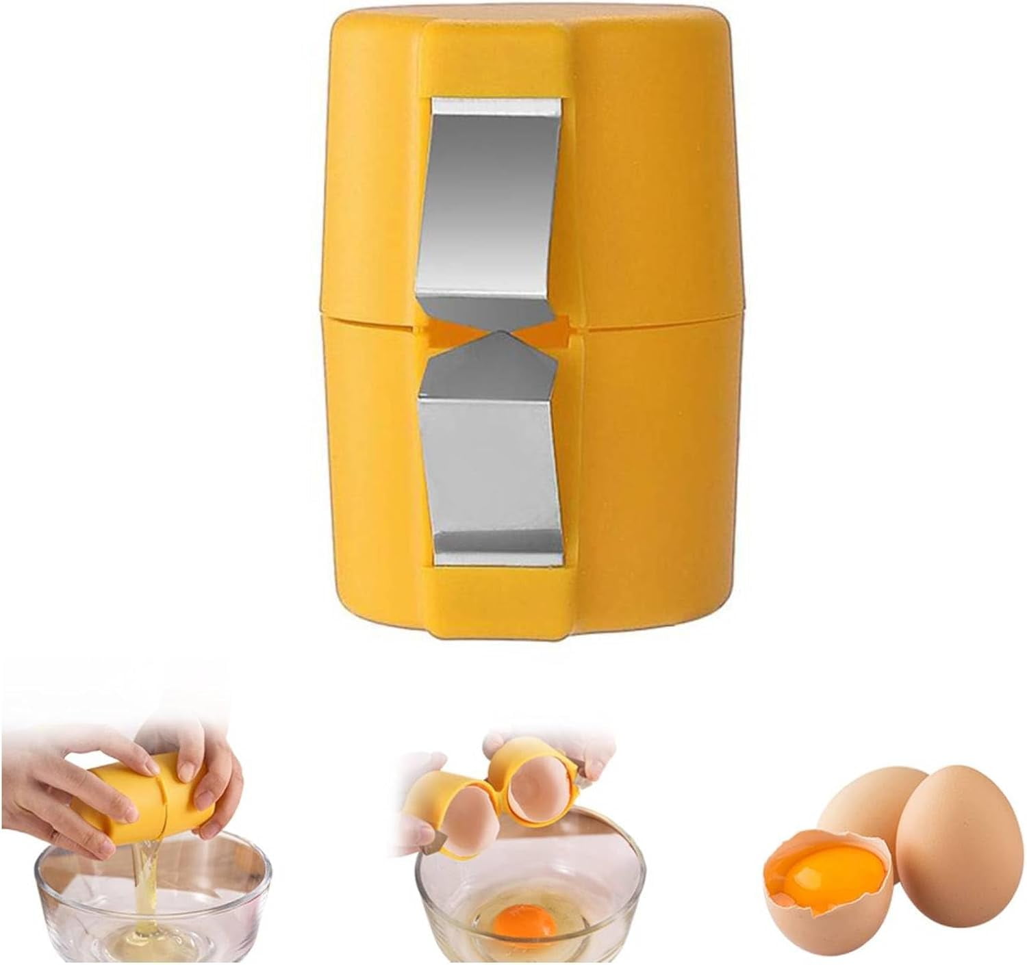 Egg Shell Opener, 2025 New Egg Cracker for Raw Eggs, Hard Boiled Egg ...