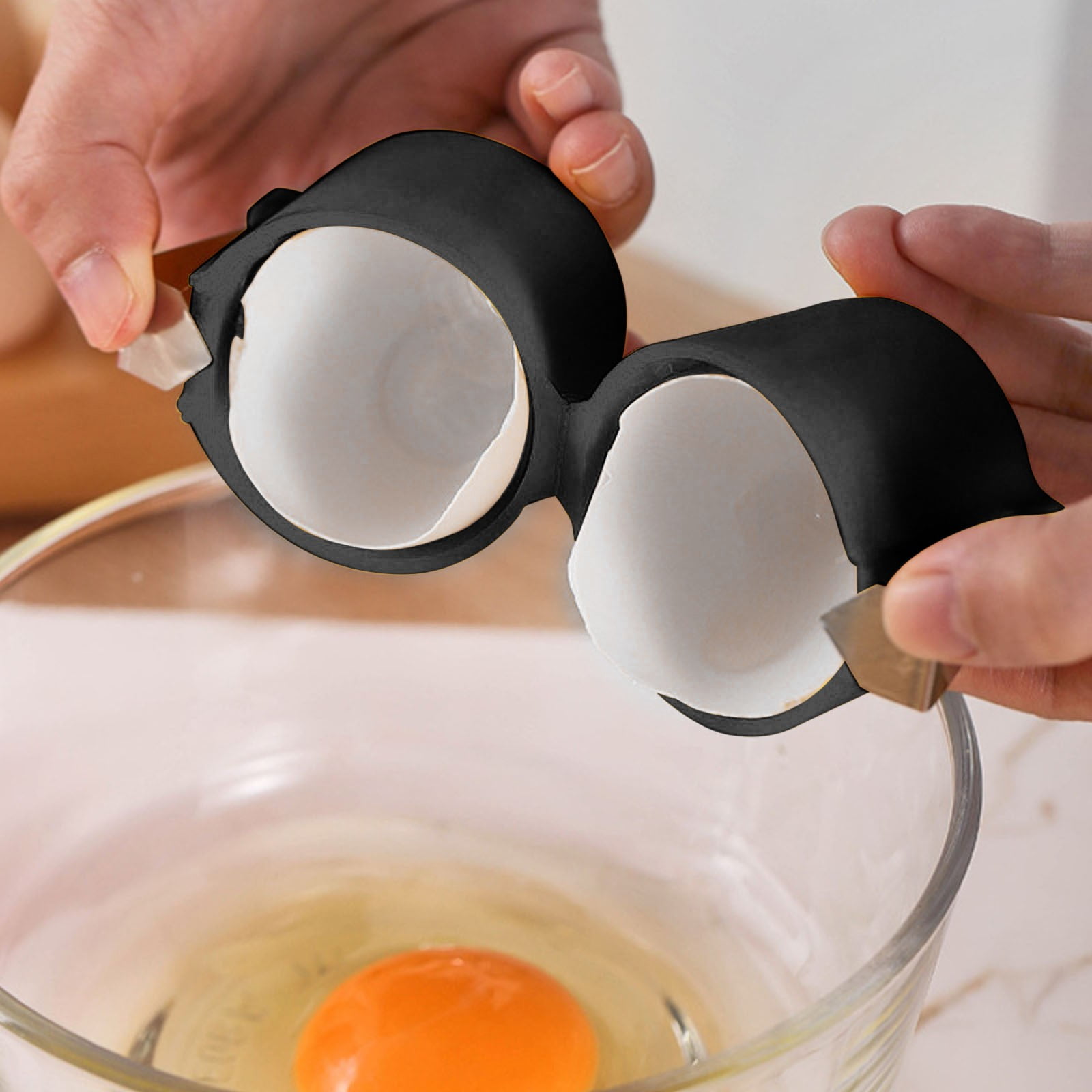 Egg Shell Opener 2025 New Egg Cracker Tool Hard Boiled Egg Peeler Egg ...