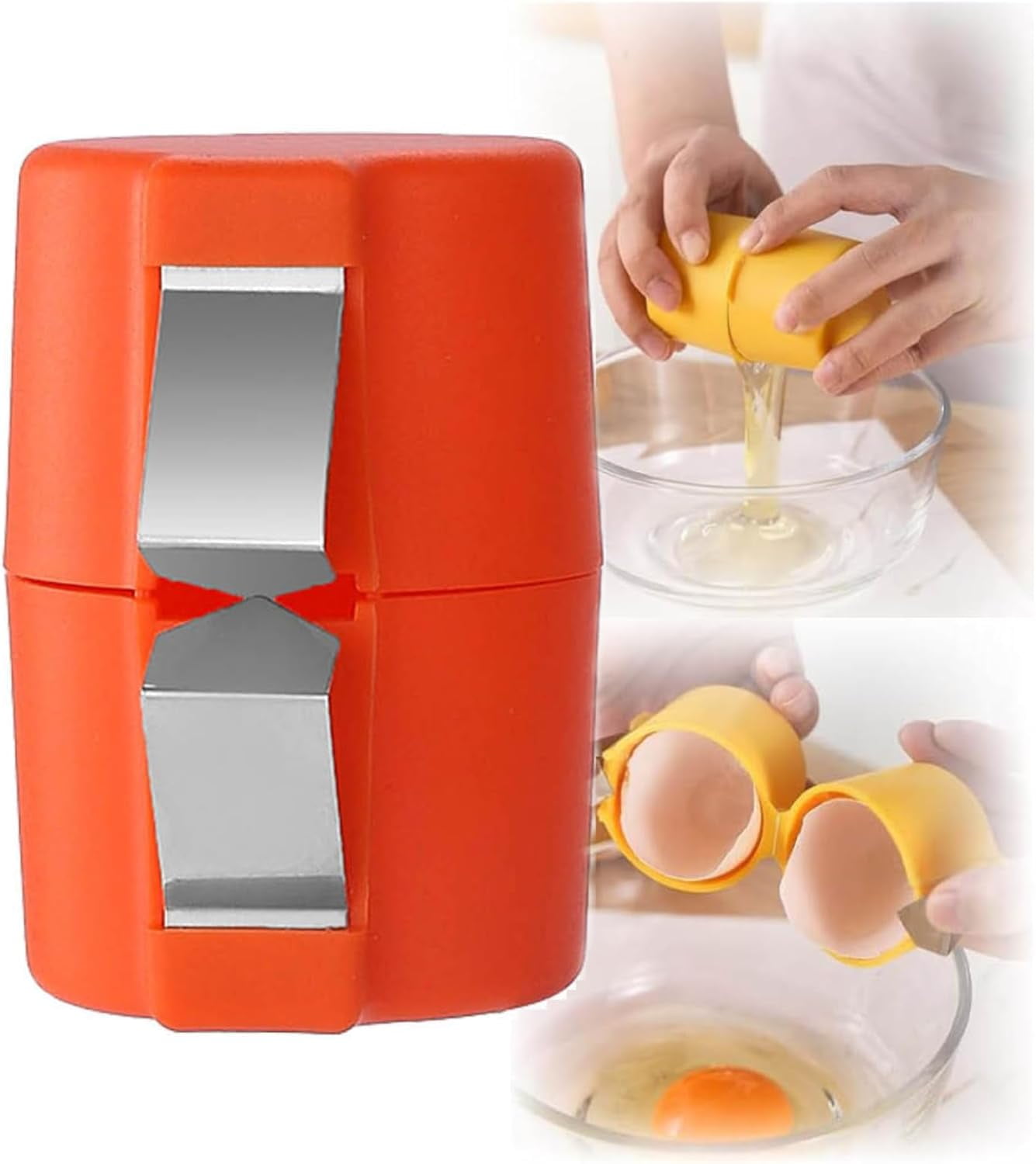 Egg Shell Opener, 2025 New Egg Cracker Tool for Raw Eggs, Egg Peeler ...