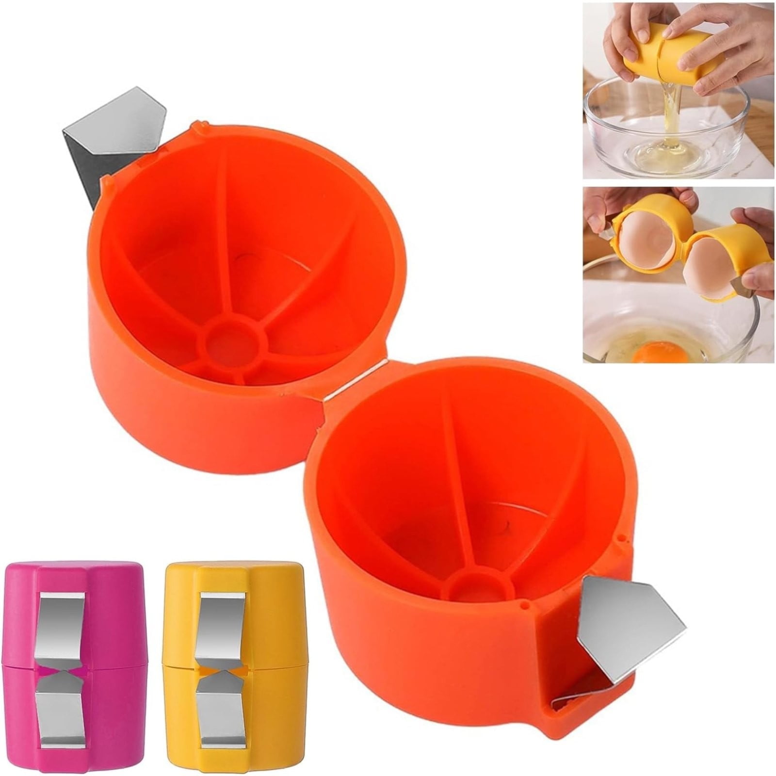 Egg Shell Opener,2025 New Egg Cracker Tool for Raw and Hard Boiled Eggs ...