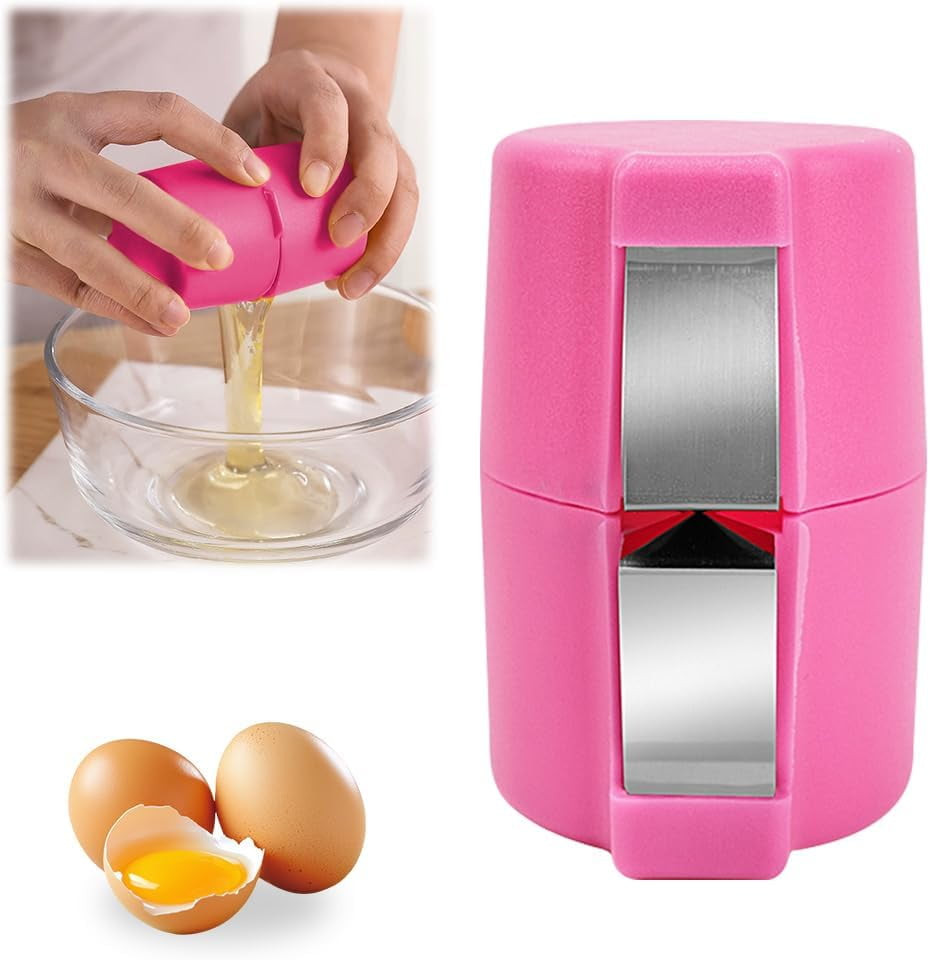 Egg Shell Opener, 2025 New Egg Cracker Tool for Raw Eggs, Stainless ...