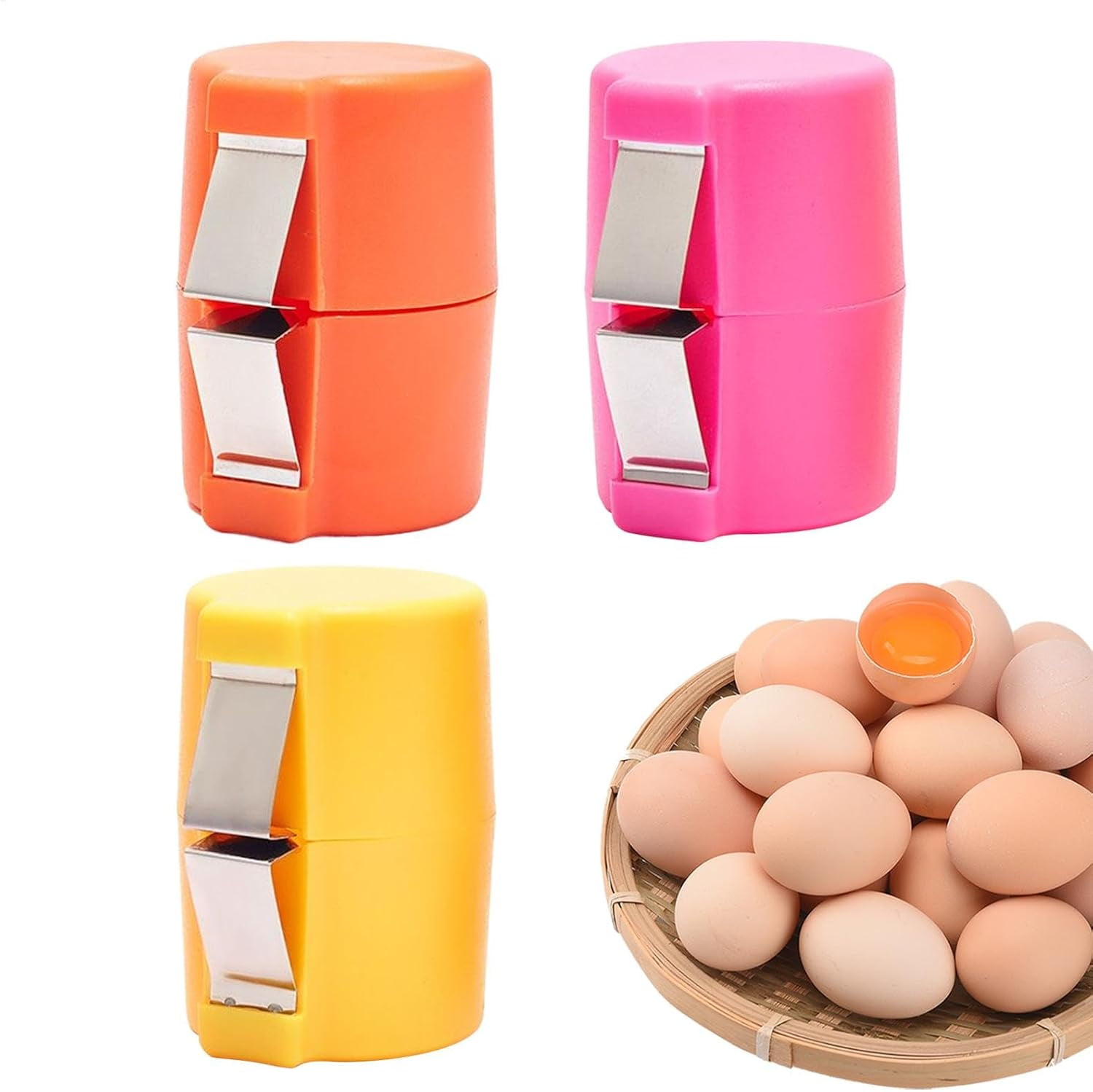 Egg Shell Opener 3 Egg Cracker Tools, Egg Shell Opener, Portable Easy ...