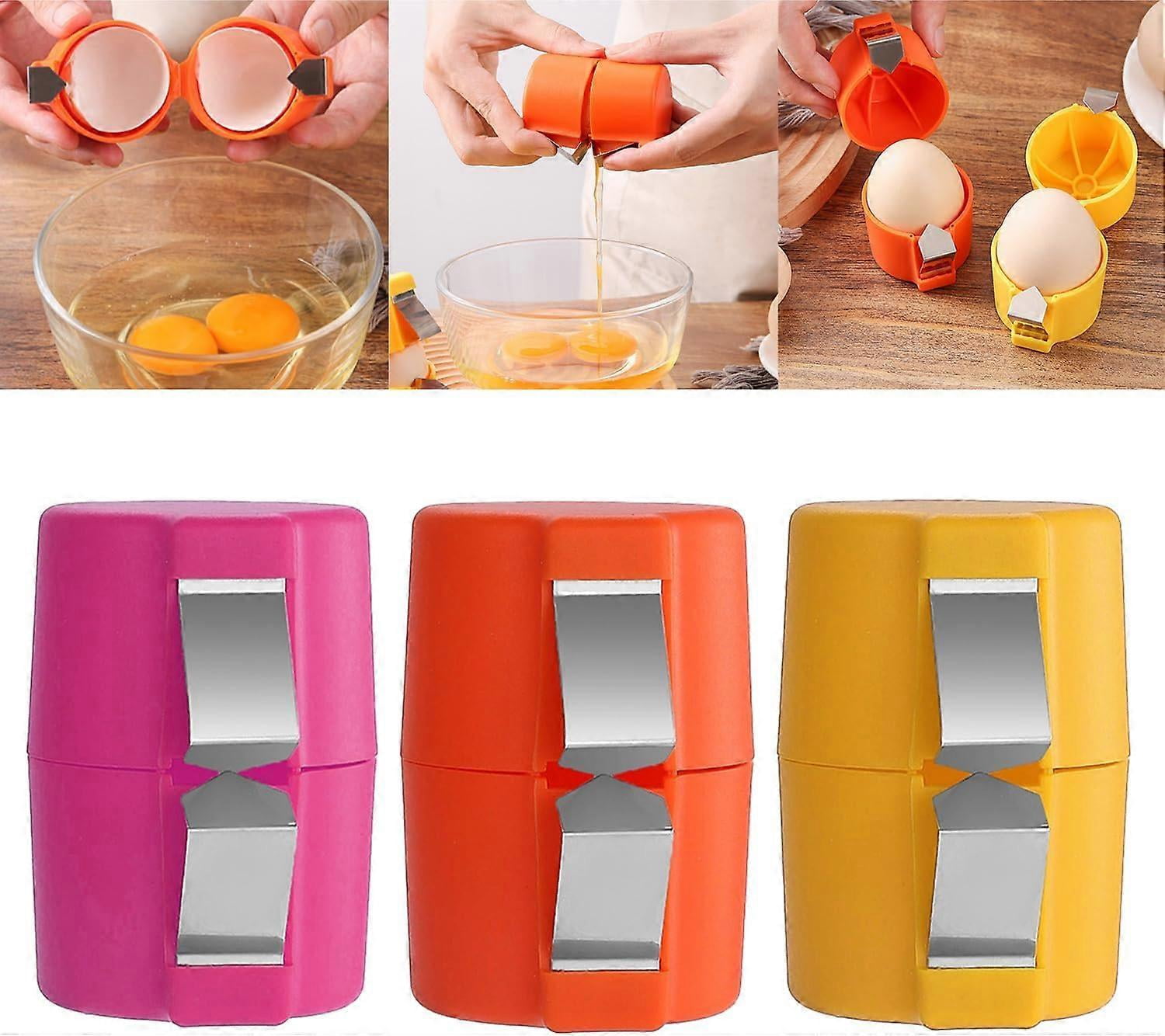 Egg Shell Opener, Egg Breaker, Portable Egg Cracker Tool for Raw Eggs ...
