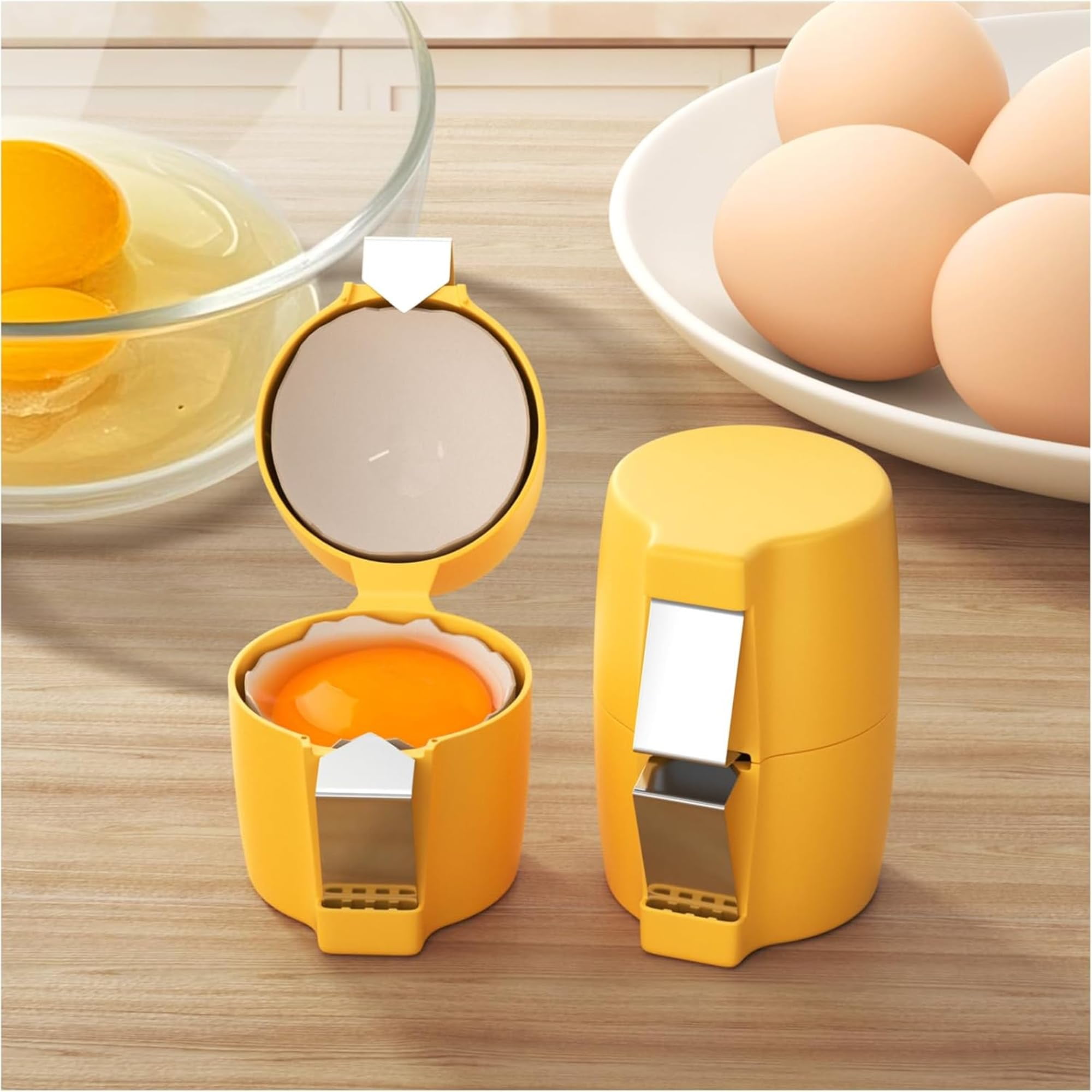 Egg Shell Opener Easy Crack Egg Topper for Soft & Hard Boiled Eggs ...