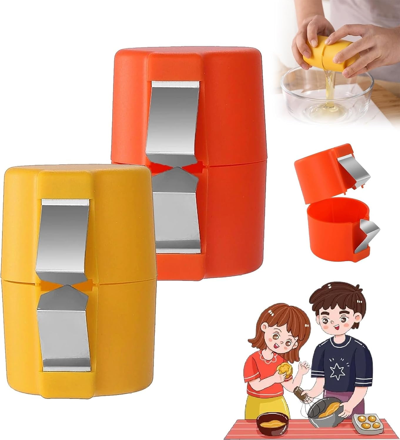 Egg Shell Opener，Egg Opener for Hard Boiled Eggs, Stainless Eggs ...