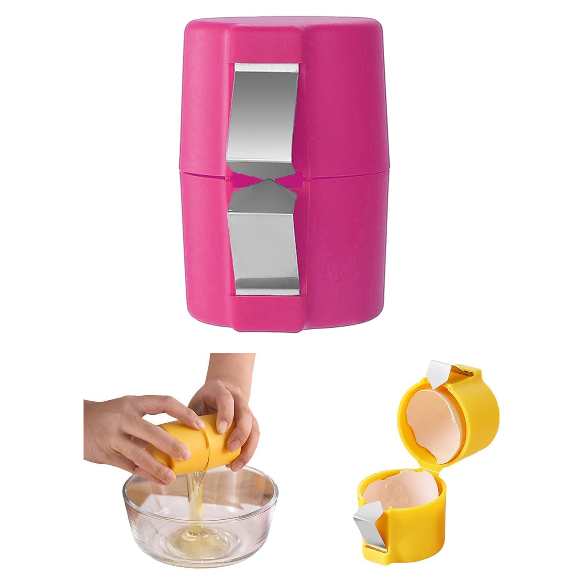 Egg Shell Opener, New Egg Cracker Tool for Raw Eggs, Hard Boiled Egg ...