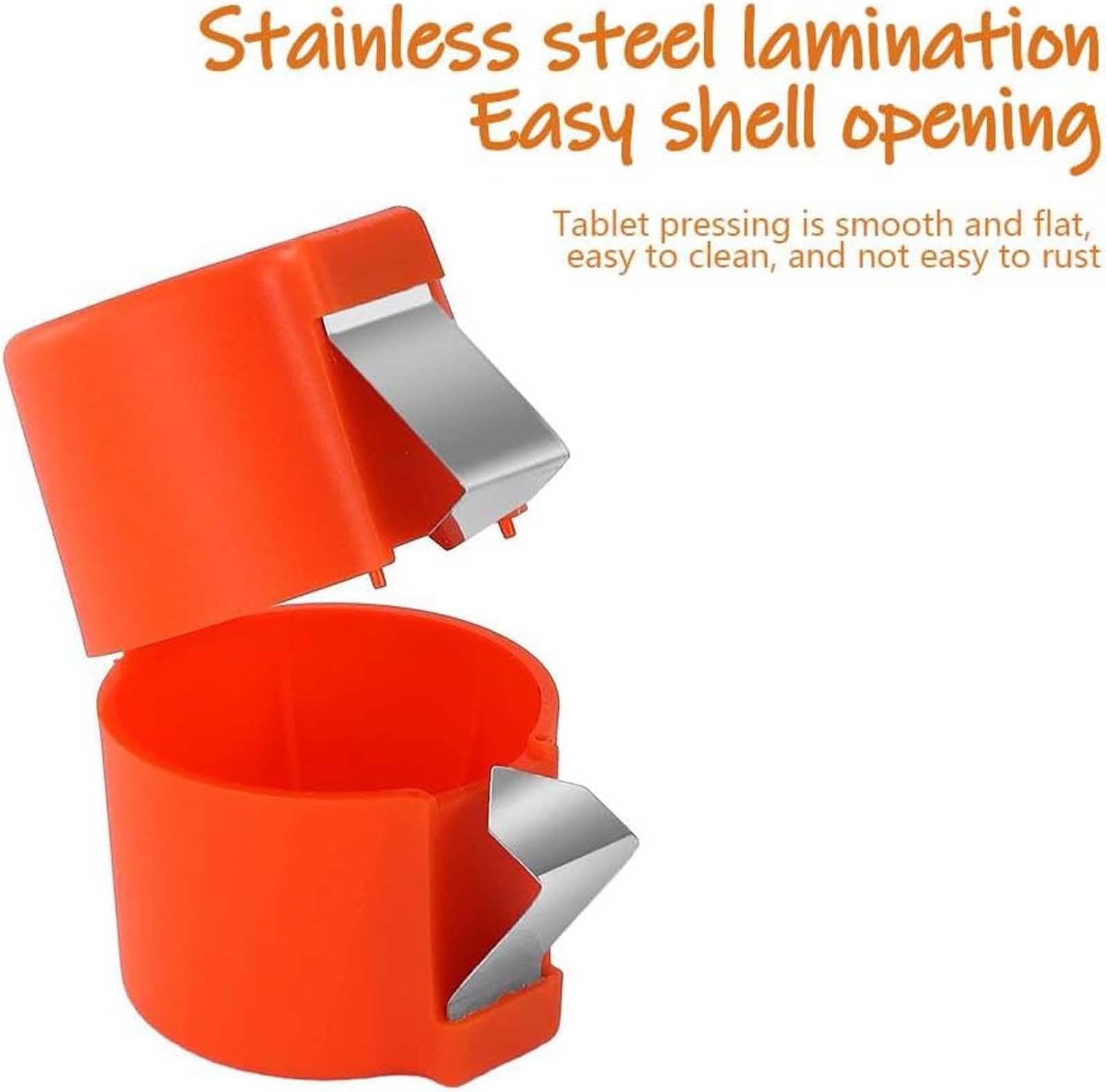 Egg Shell Opener, New Egg Cracker Tool for Raw Eggs, Hard Egg Peeler ...