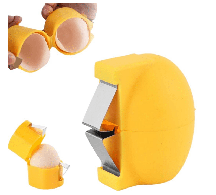 Egg Shell Opener, Upgrade Stainless Steel Eggs Cutter Eggs Cracker Tool ...