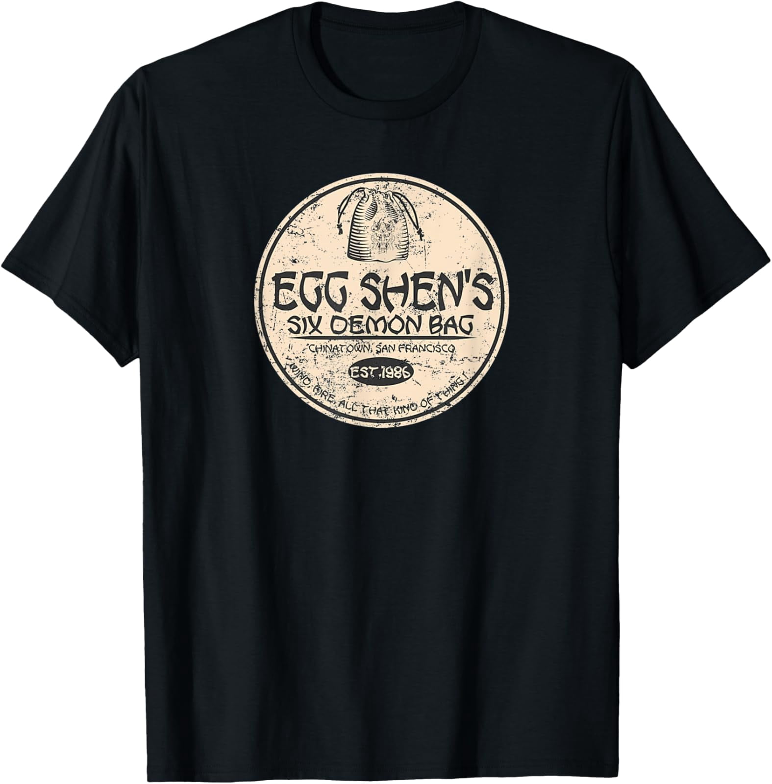 Egg Shen Retro Vintage Movie Outfits Six-Demon Bag T-Shirt All Size S ...