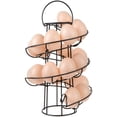 Egg Skelter Deluxe Modern Spiraling Dispenser Rack - Freestanding Wire ...
