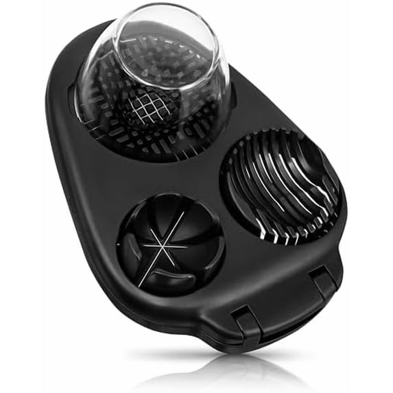 Egg Slicer for Hard Boiled Eggs - 3 Slice Modes Egg Cutter, Heavy Duty ...