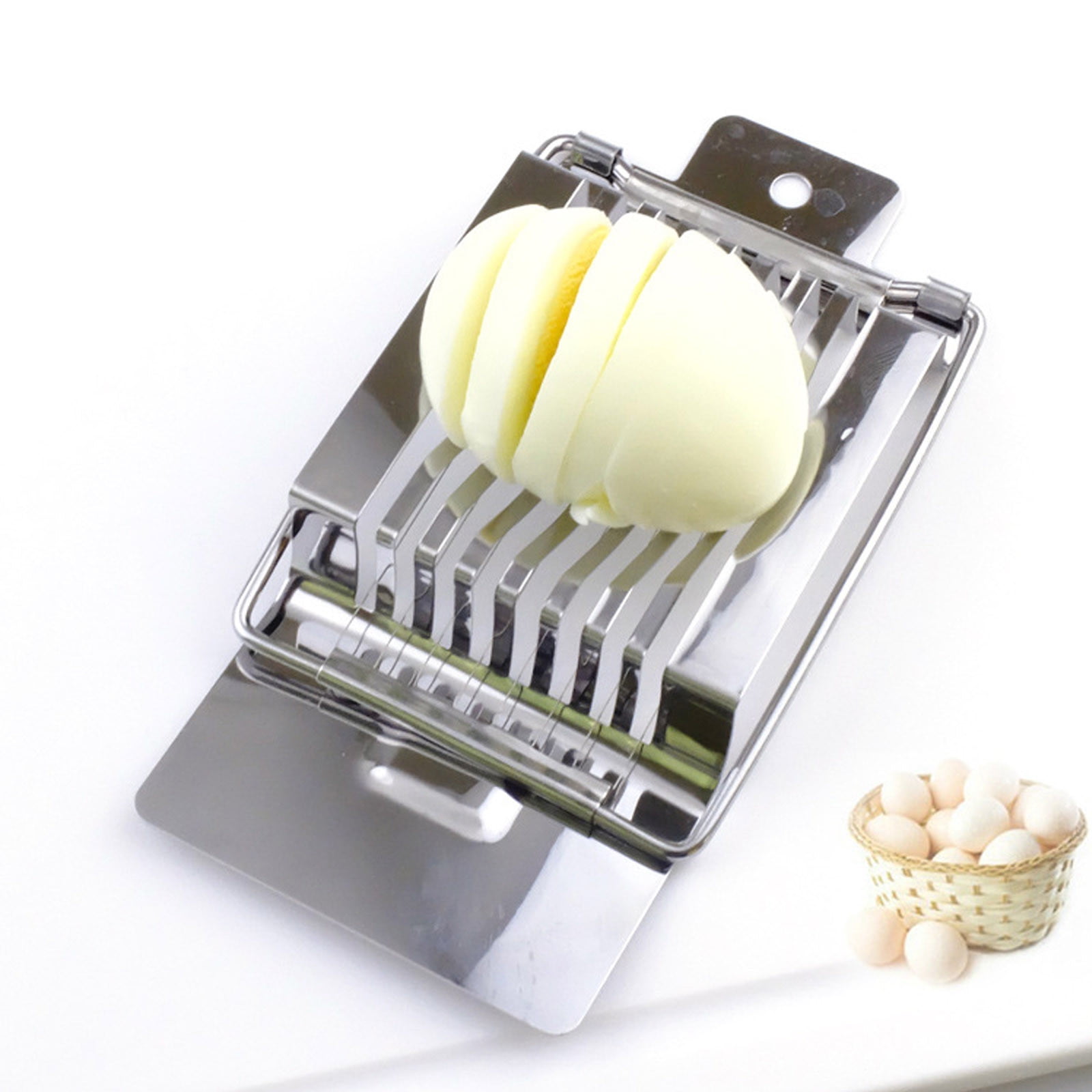 Egg Slicer, Hard Boiled Eggs Cutter, Strawberry Slicer, Duty Aluminium ...