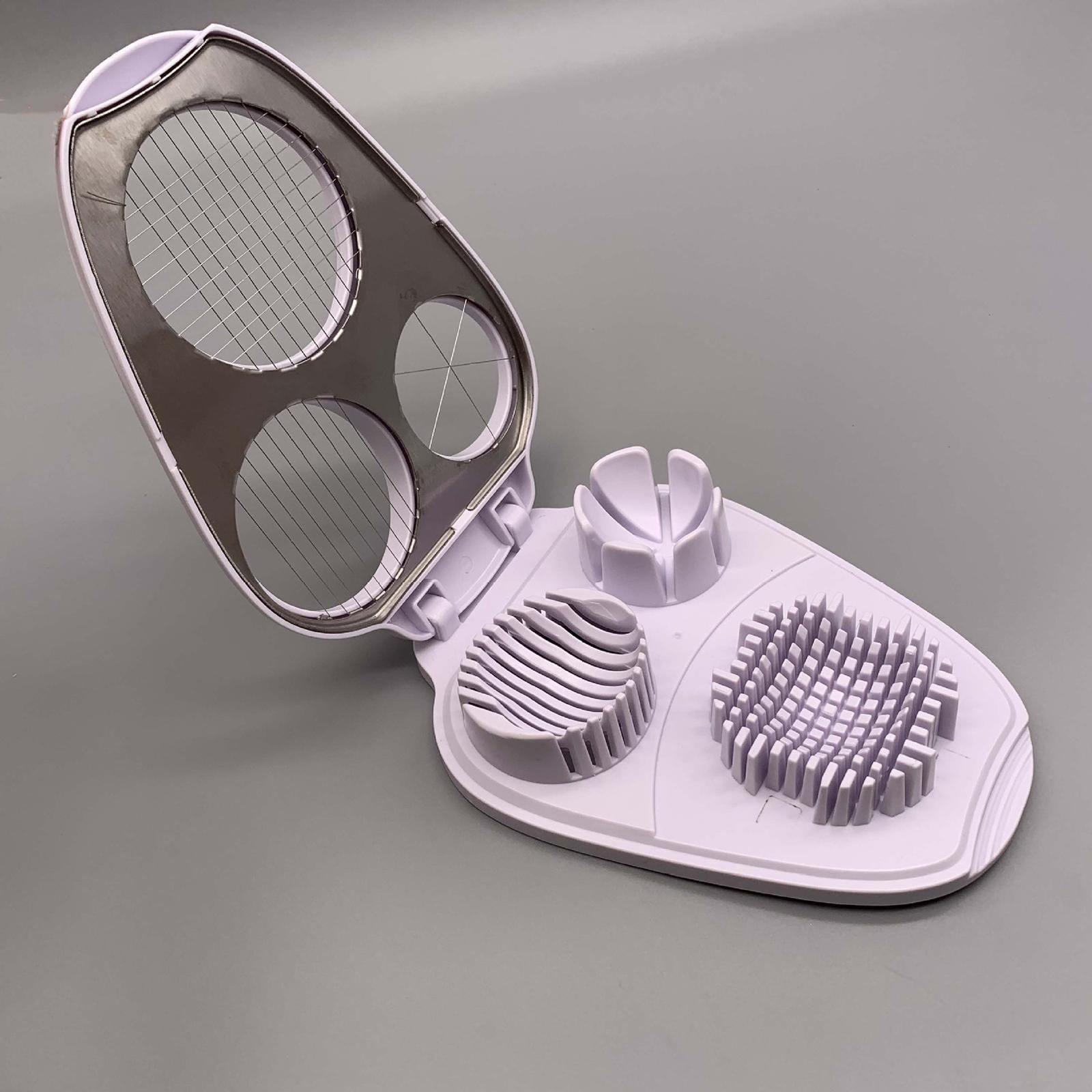 Egg Slicer Sectioner Egg Cutter Universal Compact Easy to Clean Flower ...