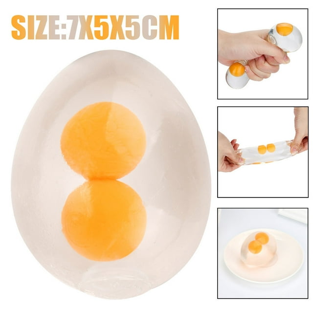 Egg Splat Ball Squishy Toys Fidget Toy for Party Favors Eggs Stress ...