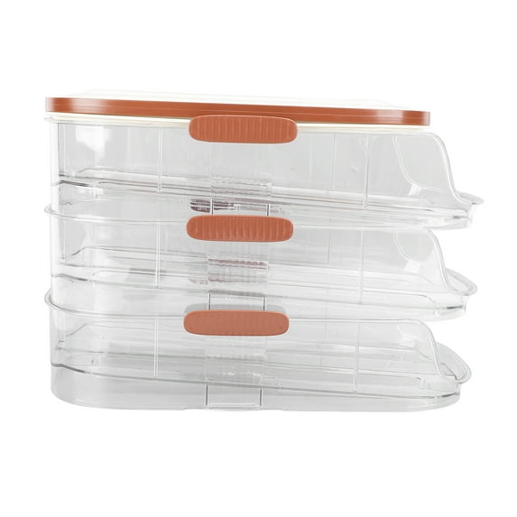 Egg Storage Container, Egg Organizer 3 Layer Carrying Handle For ...