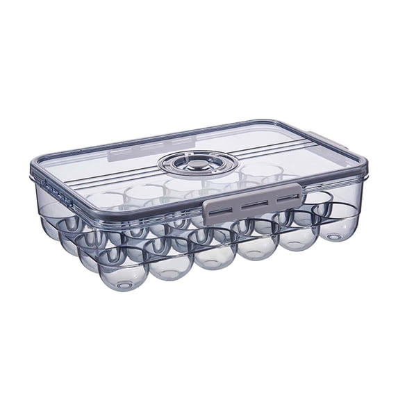 Egg Storage Container with Freshness Timer | 24 Egg Capacity | Airtight ...