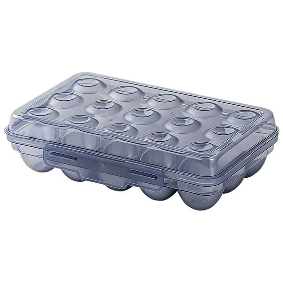 Egg Storage Container，Refrigerator Egg Holder Organizer with Secure ...