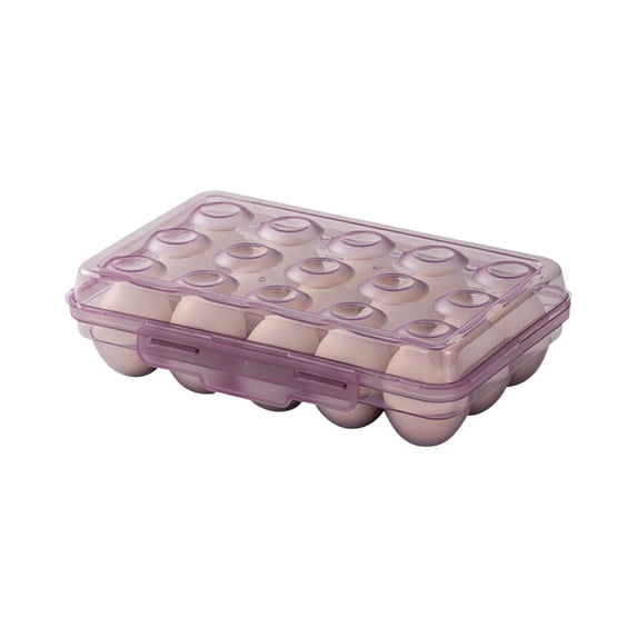 Egg Storage Container Stackable Fridge Organizer - Food Grade Plastic ...