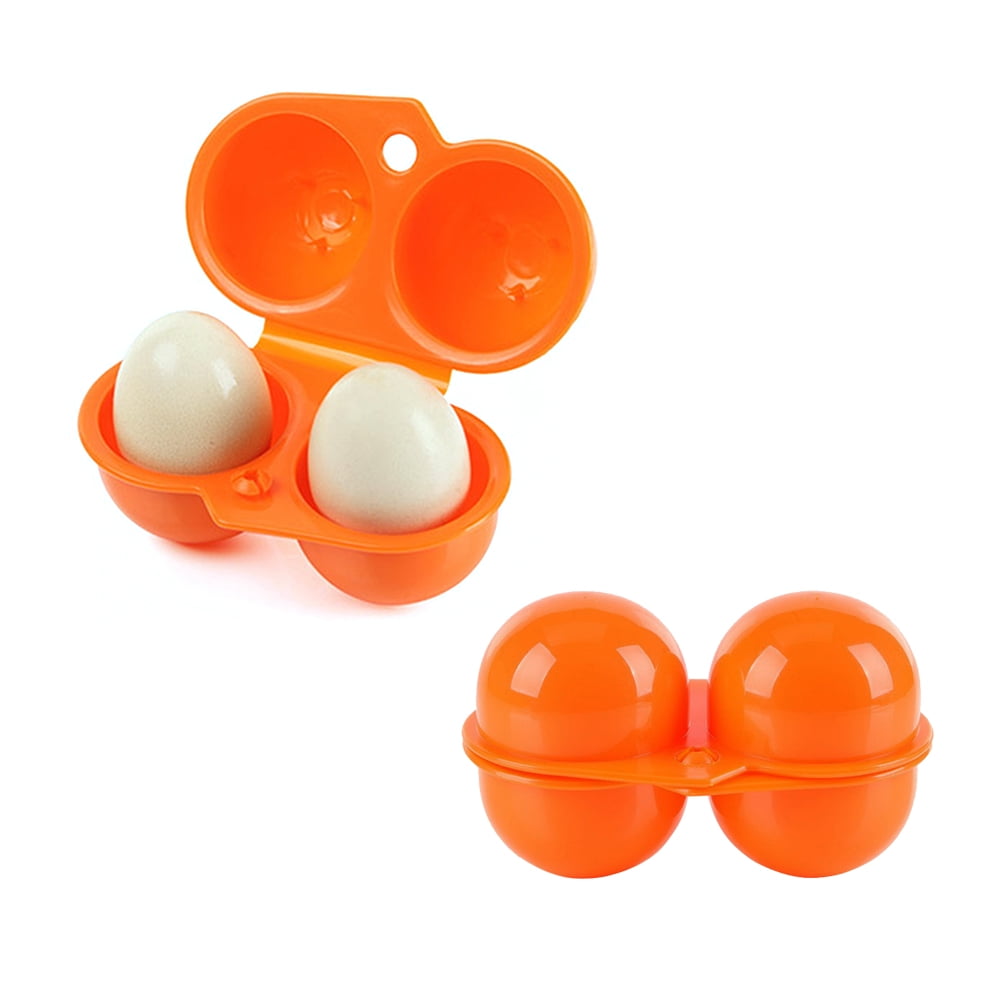 Raindrops Outdoor Portable Folding Egg Carrier Plastic Holder Storage ...