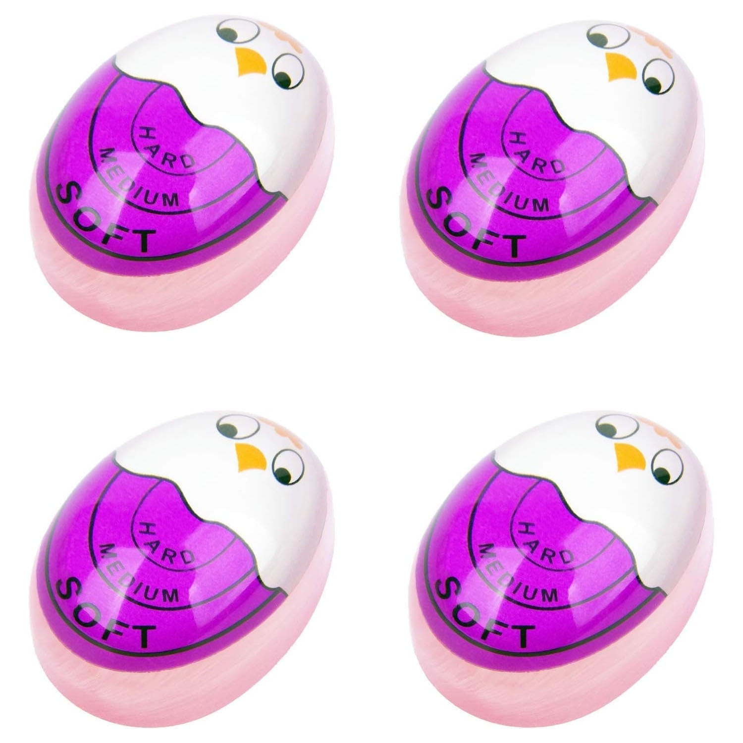 Peduu Egg Timer Sensitive Color Changing Indicator for Soft Hard Boiled ...