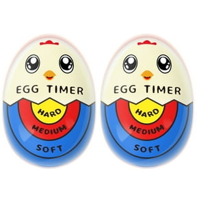 SIISLL Egg Timer Sensitive Color Changing 2 Pack for Soft, Medium, Hard ...