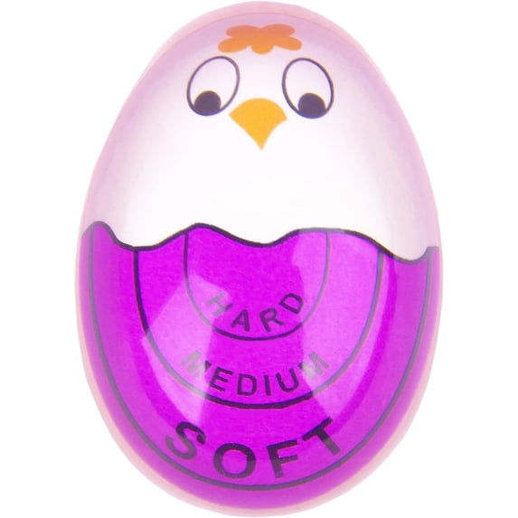 Egg Timer for Boiling Eggs, Soft and Hard Boiled, Purple, Cooking Gift ...