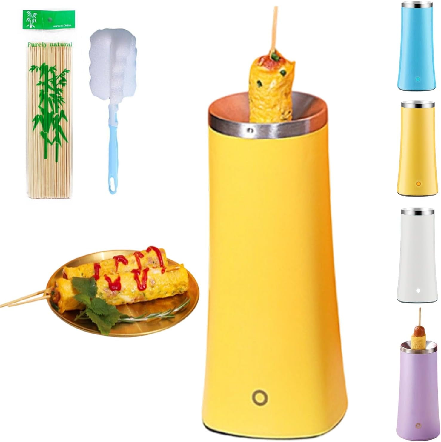 Egg Tube Cooker, Automatic Egg Roll Maker, Mini Multi Purpose Eggs ...
