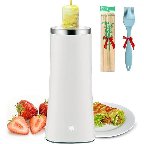 Egg Tube Cooker, Automatic Electric Vertical Egg Roll Maker with Bamboo ...