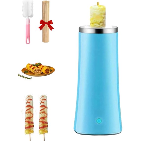 Egg Tube Cooker, Automatic Electric Vertical Egg Roll Maker, Compact ...