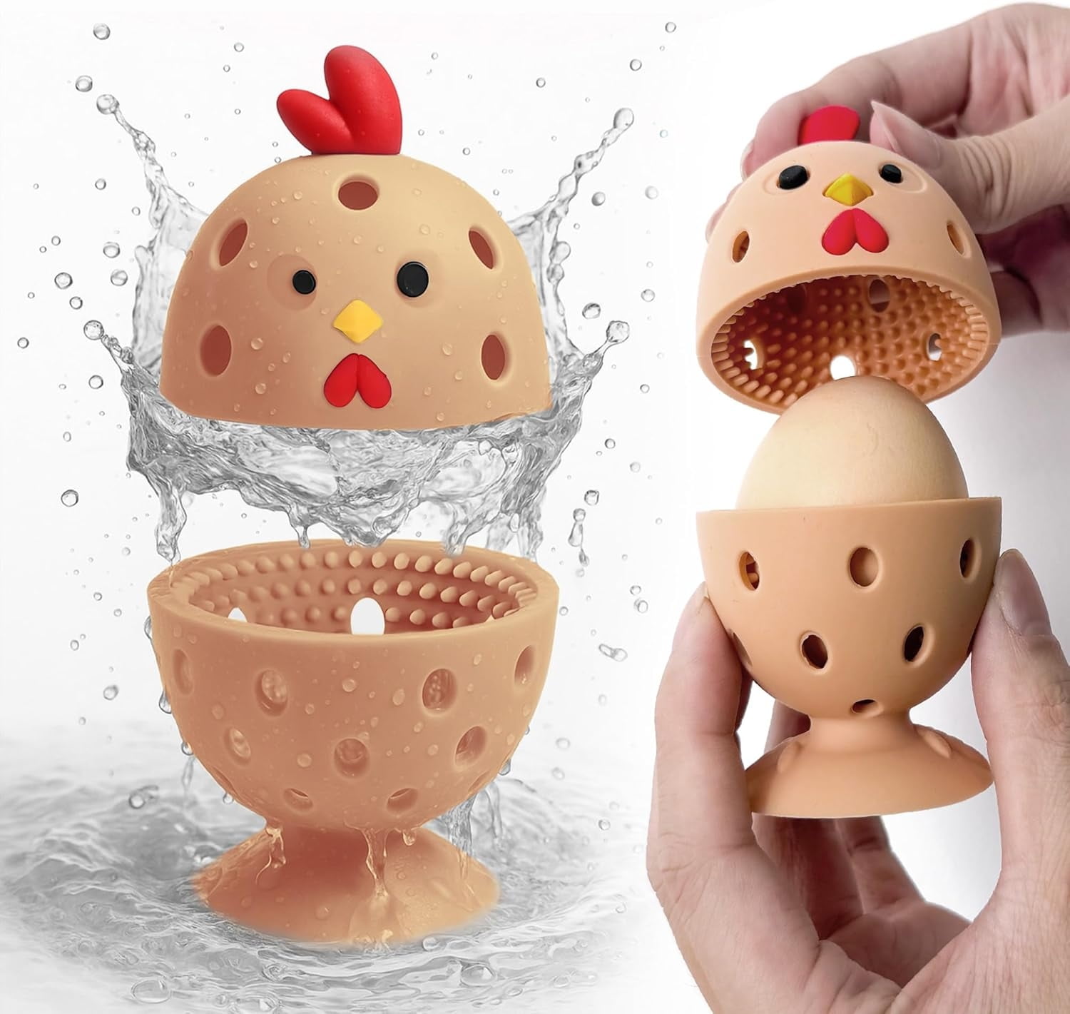 Egg Washer For Fresh Eggs, Egg Scrubber For Fresh Eggs, Silicone ...