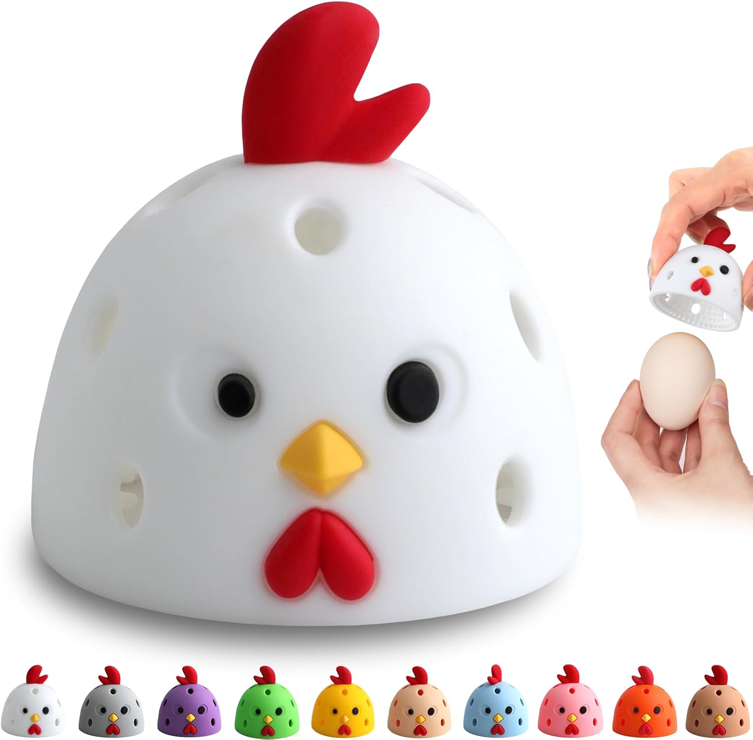 Egg Washer for Fresh Eggs, Silicone Egg Brush Cleaner, Egg Cleaner ...