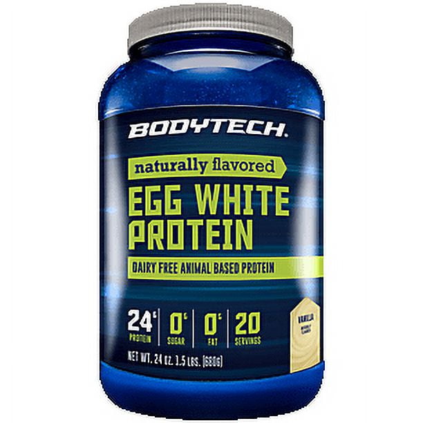 Egg White Protein Powder - Dairy-Free - Naturally Flavored - Vanilla (1 ...