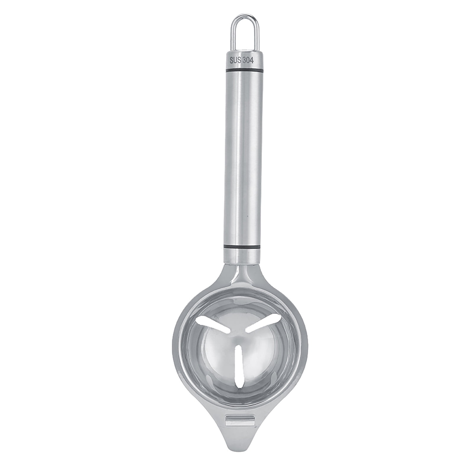 Egg Yolk Extractor Divider, Stainless Steel With Egg Cracking Feature ...