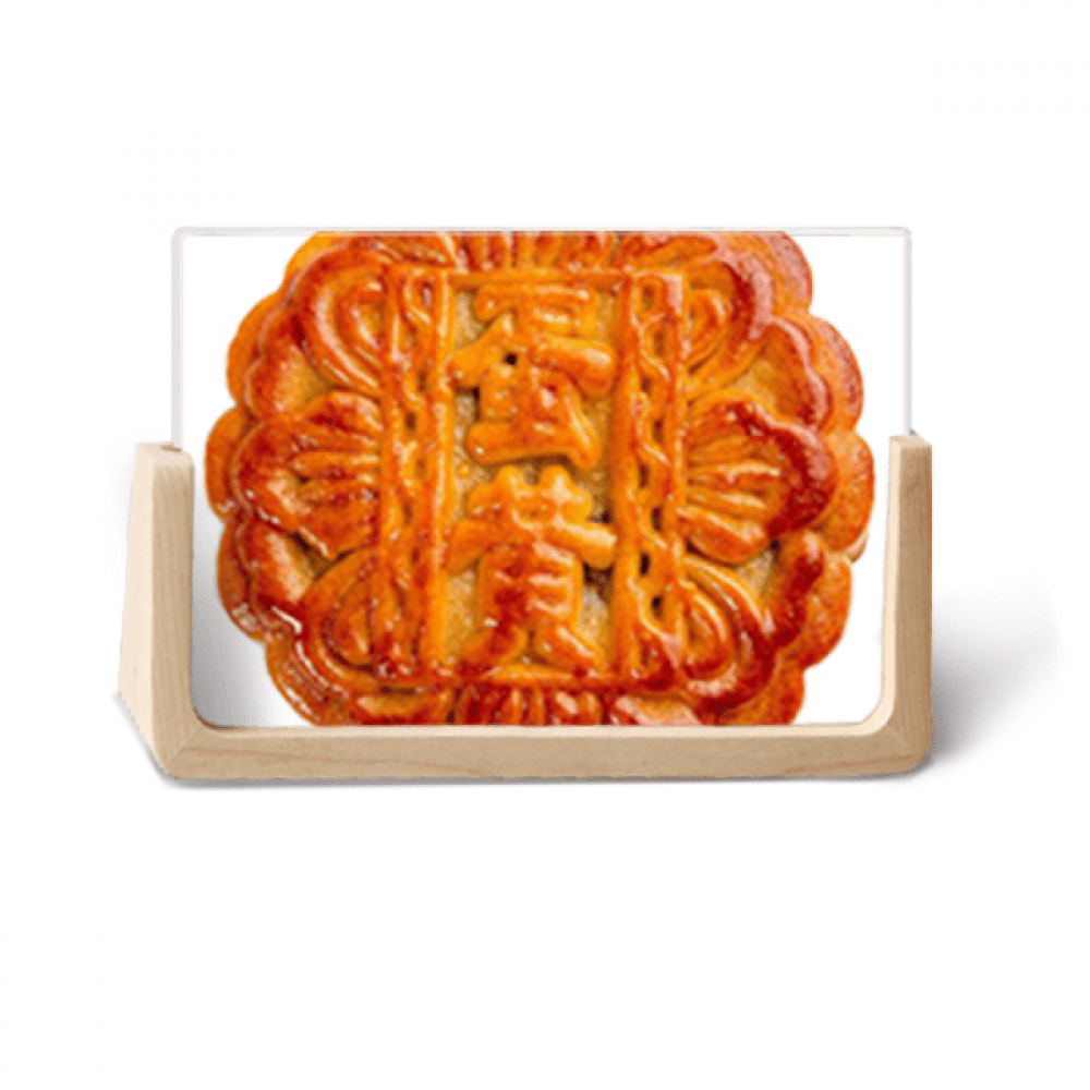 Egg Yolk Moon Cake Mid-Autumn Festival Photo Wooden Photo Frame ...