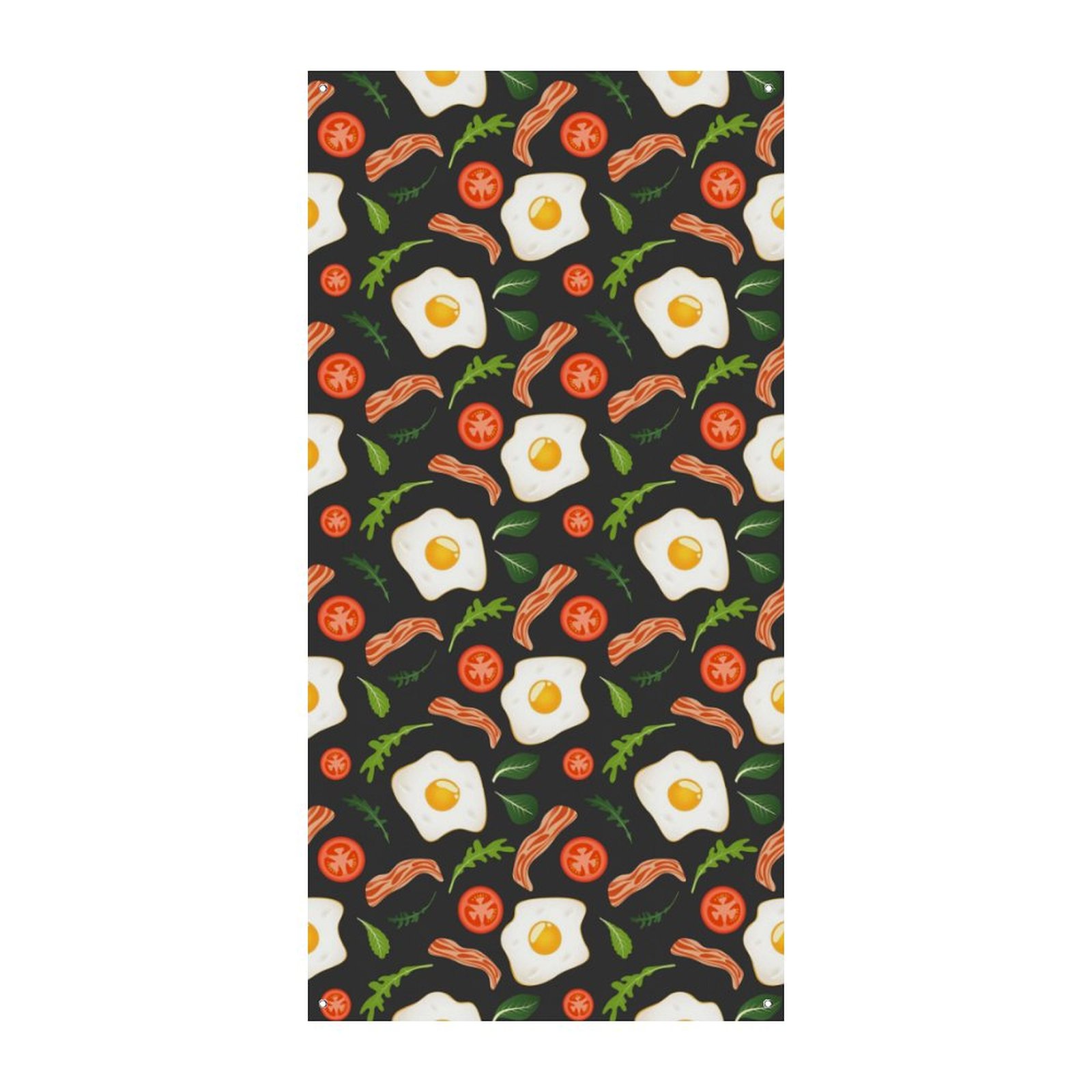Egg Yolk Pattern Door Cover Banners Flag Hanging Backdrop Sign Door ...