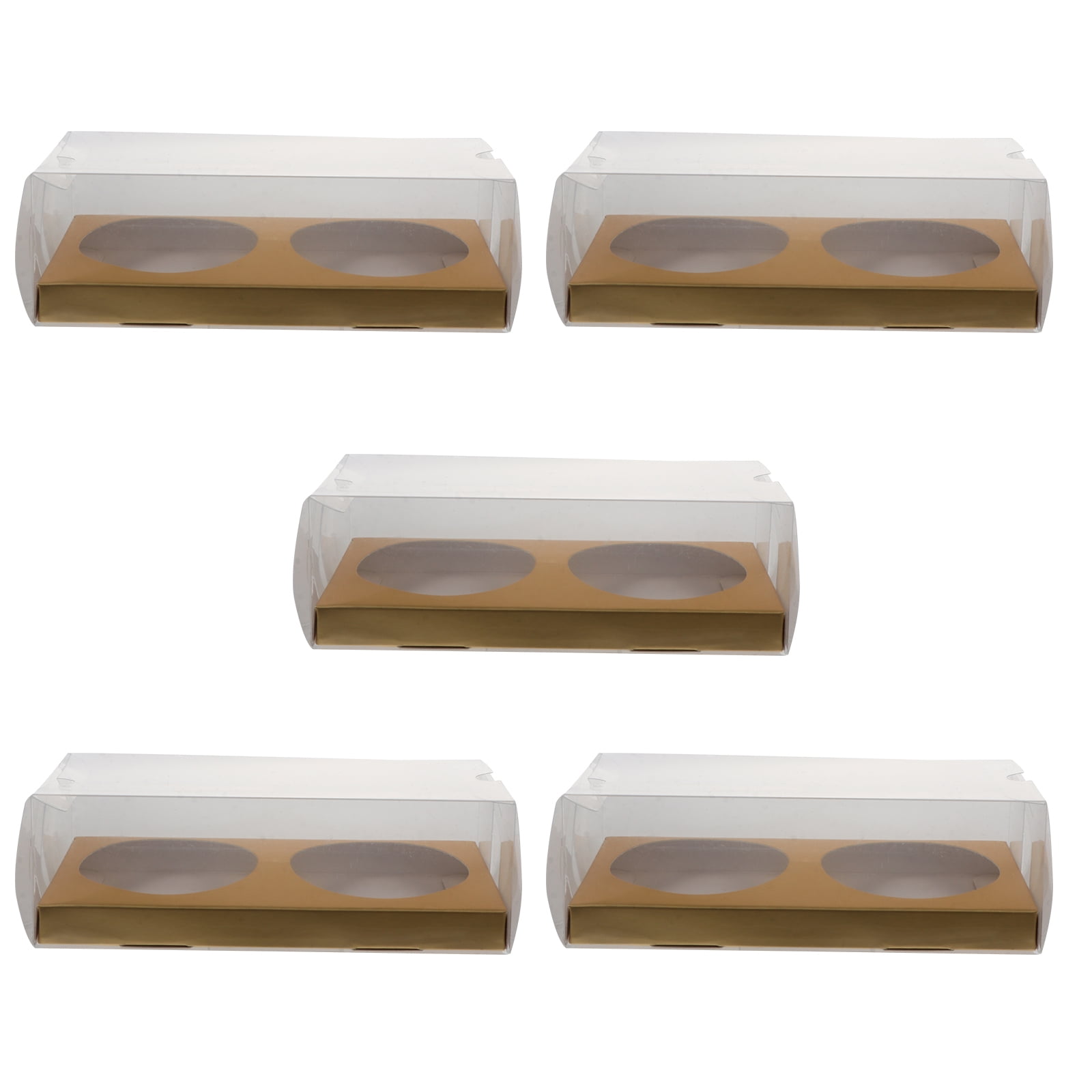 Egg Yolk Puff Boxes Bakery Packing Plastic Dessert Containers Cake Moon ...