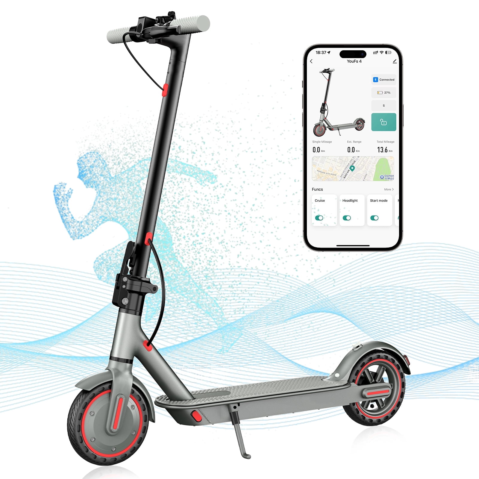 EggKing Electric Scooter for Adults 8.5
