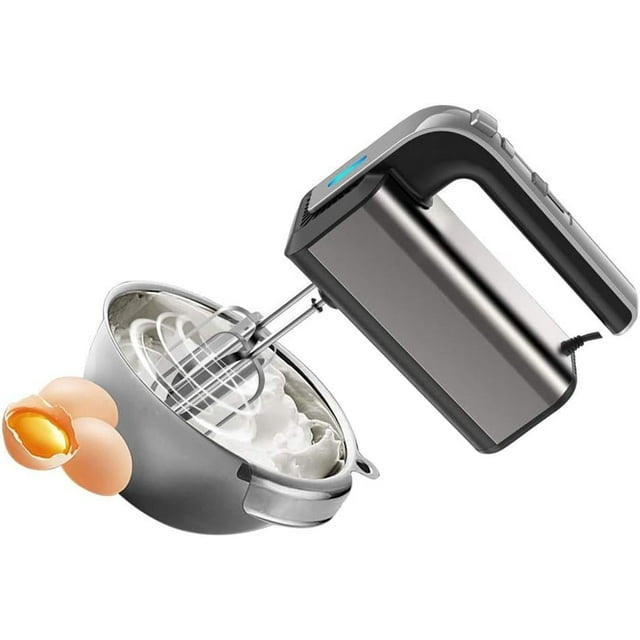 5-Speed Electric Hand Mixer with Whisk, Traditional Beaters, Dough ...