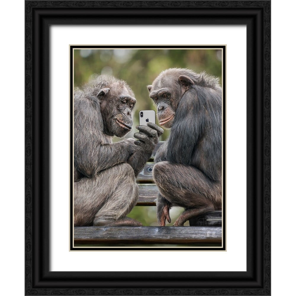 Egger, Marcel 19x24 Black Ornate Wood Framed with Double Matting Museum ...