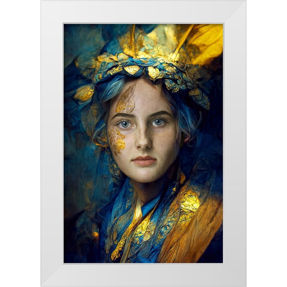 Egger, Marcel 23x32 White Modern Wood Framed Museum Art Print Titled - Bluemagic - Walmart.com