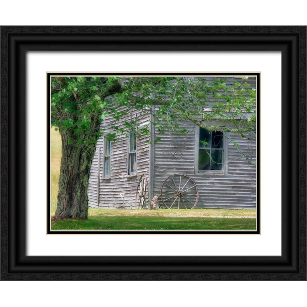 Eggers, Julie 18x14 Black Ornate Wood Framed with Double Matting Museum ...