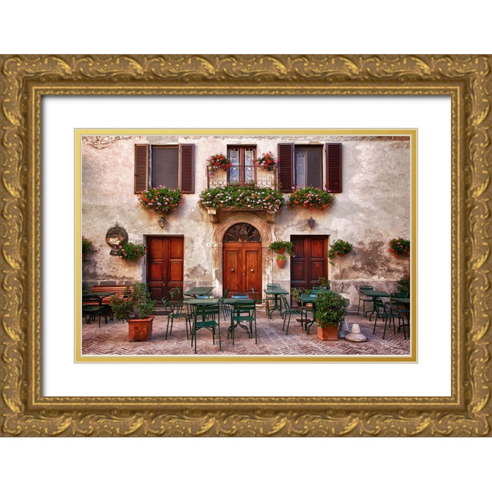 Eggers, Julie 32x23 Gold Ornate Wood Framed with Double Matting Museum ...