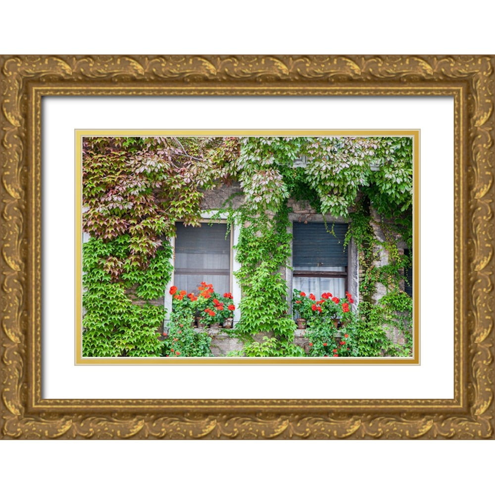 Eggers, Julie 32x23 Gold Ornate Wood Framed with Double Matting Museum ...