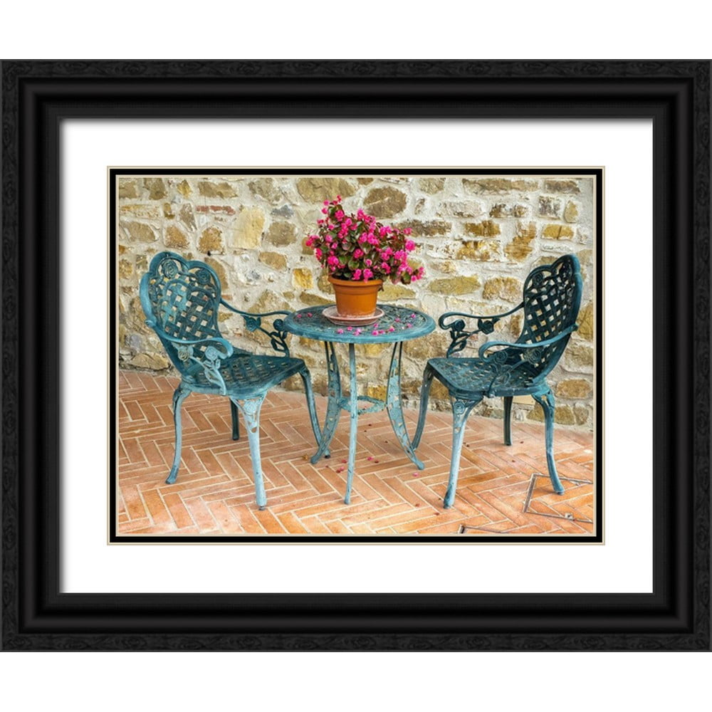 Eggers, Julie 32x25 Black Ornate Wood Framed with Double Matting Museum ...