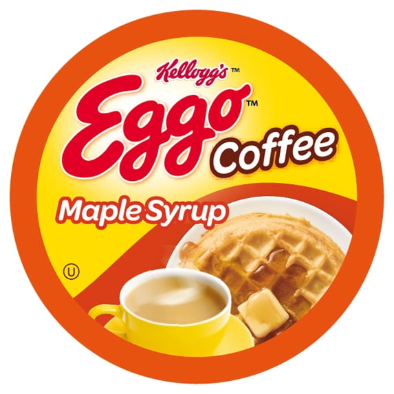 Eggo Maple Syrup Waffle Flavored Coffee Pods, Fair Trade, 40 Count ...