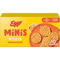 Eggo Minis Homestyle Waffles, Breakfast Food, 10.9 oz, 10 Count (Frozen ...