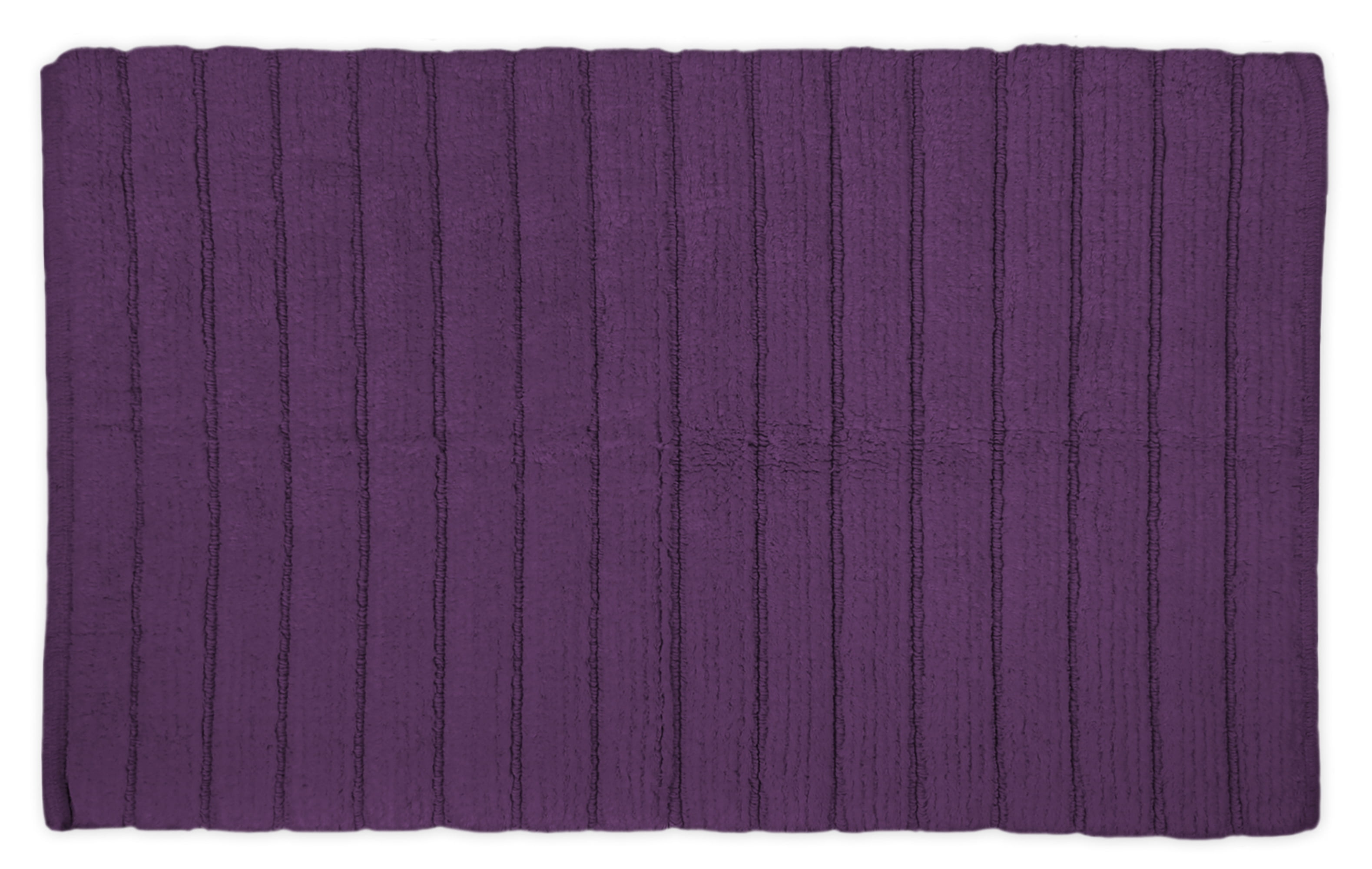Eggplant Ribbed Rug 17x24 - Walmart.com