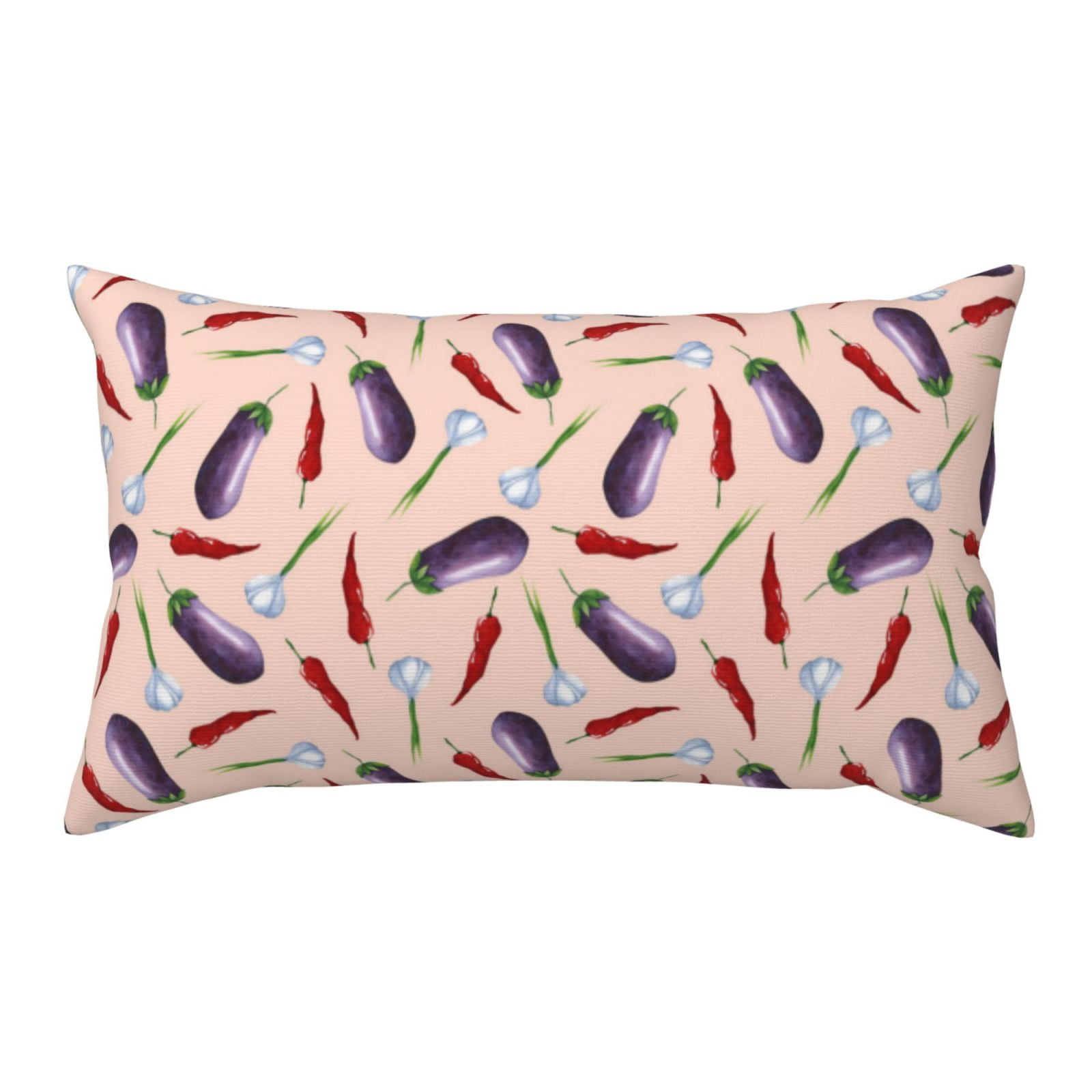 Eggplant garlic chili Pillow Cases Standard Size, Soft Pillow Covers ...