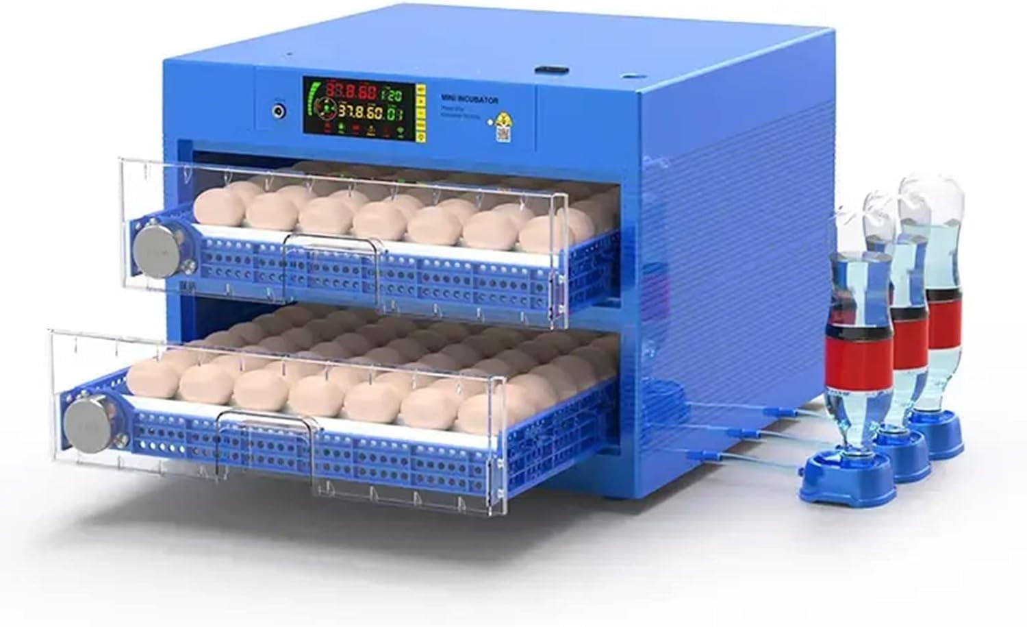 Eggs Automatic Egg Incubator, LED High-Efficiency Automatic Egg Turning ...