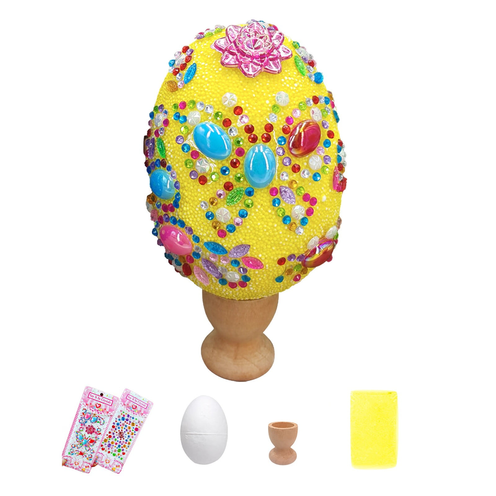 Eggs Crafts For Kids Egg DIY Materials Easter Styrofoam Decor Easter ...